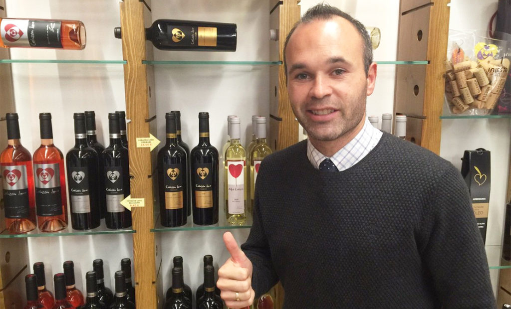 Andrés Iniesta coloca su vino a la red de Paradores