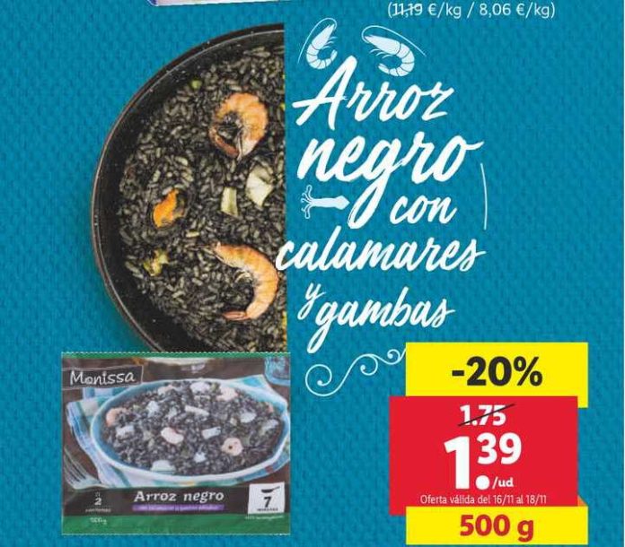 El arroz negro de Lidl que le da mil vueltas al de Arzak